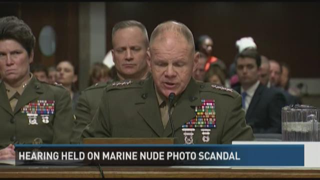 Hearing Held On Marine Nude Photo Scandal